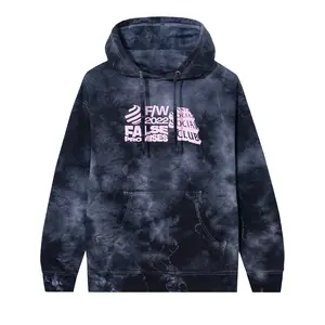 ANTI SOCIAL SOCIAL CLUB False Promises Tie Dye Hoodie - Black