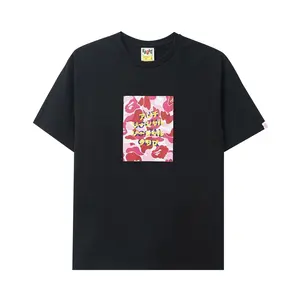 A BATHING APE X Anti Social Social Club Abc Camo Box Tee /pink - Black