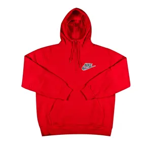 Supreme X Nike Half Zip Hooded Sweatshirt - Red
