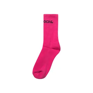 ANTI SOCIAL SOCIAL CLUB Catchphrase Socks - Pink