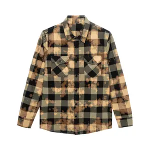 ANTI SOCIAL SOCIAL CLUB Dialtone Tie Dye Flannel - Green