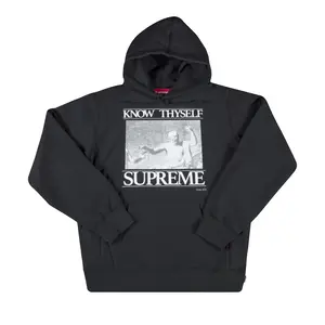 Supreme Know Thyself Hooded Sweatshirt - Black