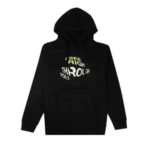 ANTI SOCIAL SOCIAL CLUB Crystal Clear Hooded Sweatshirt - Black