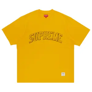 Supreme Sketch Embroidered Short-sleeve Top - Yellow