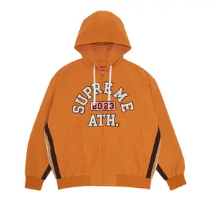 Supreme Appliqué Hooded Track Jacket - Orange