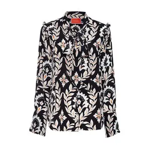La DoubleJ Ascot Shirt Ghirlanda_black