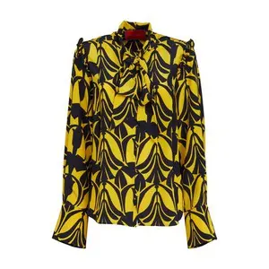 La DoubleJ Ascot Shirt Papyrus_gold
