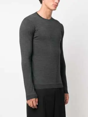 GOES BOTANICAL Crew-neck Merino-wool Jumper - Grey