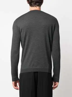 GOES BOTANICAL Crew-neck Merino-wool Jumper - Grey