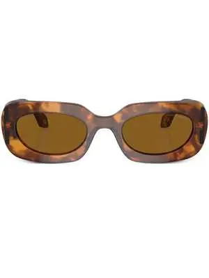 Giorgio Armani Tortoiseshell Sunglasses - Red