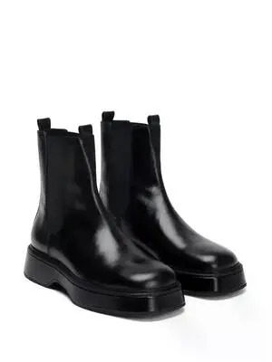 Ami Leather Chelsea Boots