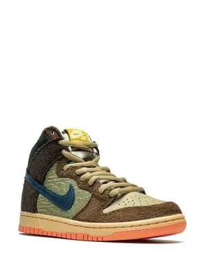 Nike X Concepts Sb Dunk High Turdunken Sneakers - Brown