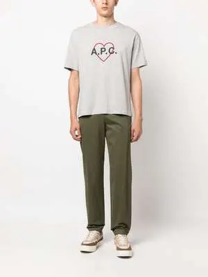 A.p.c. Heart Logo Cotton T-shirt