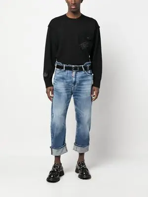 Dsquared2 Ribbed Crew Neck Jumper