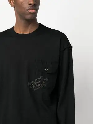 Dsquared2 Ribbed Crew Neck Jumper