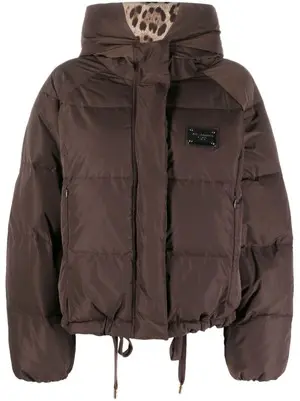 Dolce & Gabbana Logo-plaque Padded Jacket