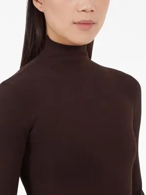 FERRAGAMO Roll-neck Cashmere-blend Jumper - Brown