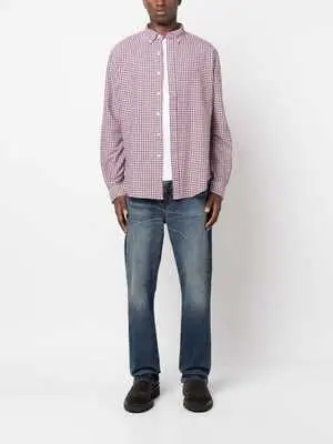 Polo Ralph Lauren Logo-embroidered Check-print Shirt - Red