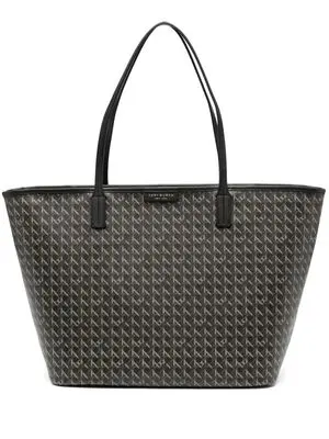 Tory Burch Signature Logo Tote - Black