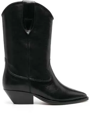 Isabel Marant 40mm Duerto Cowboy Boots - Black