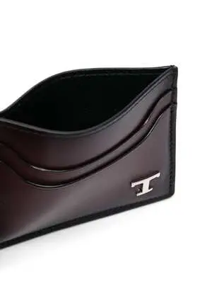 TOD'S Logo-plaque Credit Card Holder