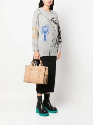 Marc Jacobs Medium The Leather Tote Bag Neutrals
