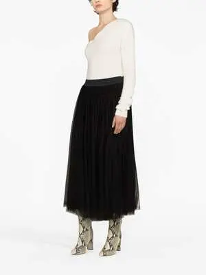 Fabiana Filippi Layered Tulle Skirt - Black