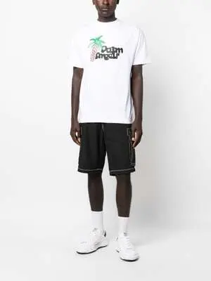 Palm Angels Sketchy-print Cotton T-shirt