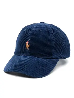 Polo Ralph Lauren Polo Pony Corduroy Cotton Cap - Blue