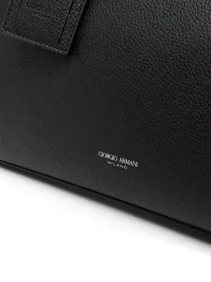 Giorgio Armani Leather Laptop Bag