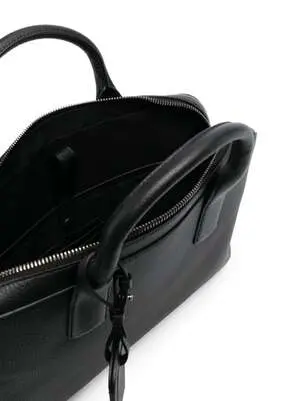 Giorgio Armani Leather Laptop Bag