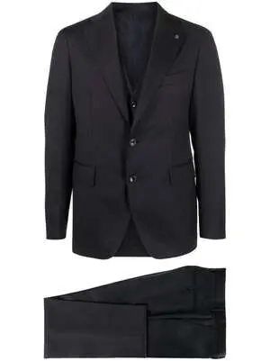 Tagliatore Single-breasted Three-piece Suit - Blue