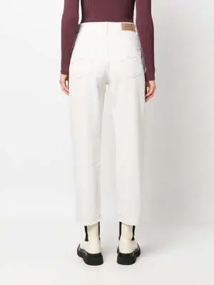 MOORER Mid-rise Cropped Trousers