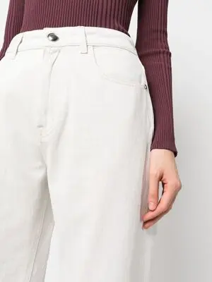 MOORER Mid-rise Cropped Trousers