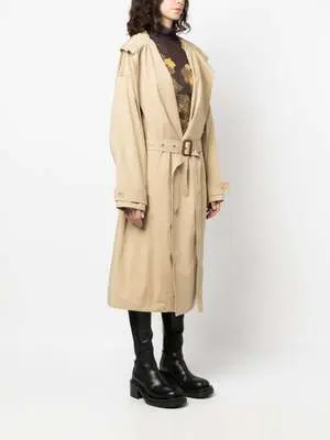 JW Anderson Hooded Double-breasted Trench Coat