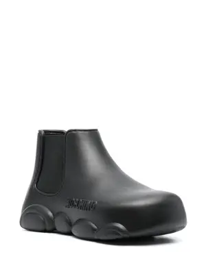 Moschino Gummy 40mm Logo-embossed Ankle Boots