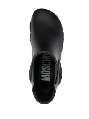 Moschino Gummy 40mm Logo-embossed Ankle Boots