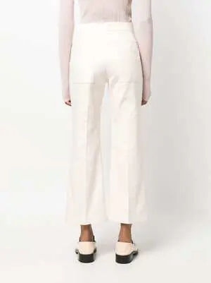 JIL SANDER Pressed-crease Flared Trousers