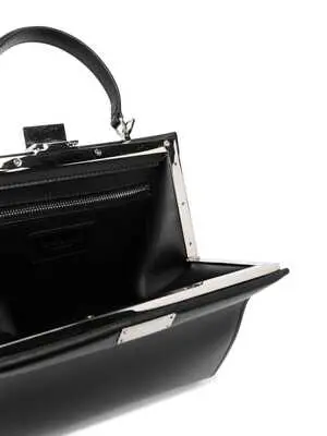 ARMARIUM Logo-plaque Leather Tote Bag - Black