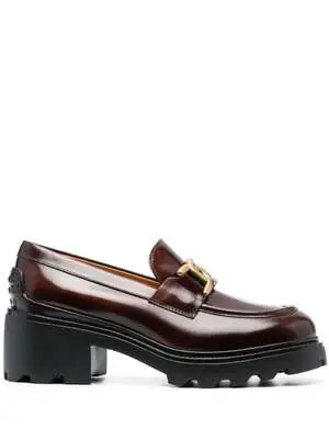 TOD'S 60mm Chain Leather Loafers