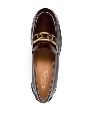 TOD'S 60mm Chain Leather Loafers