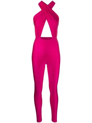 Andamane Hola Open-back Jumpsuit - Pink