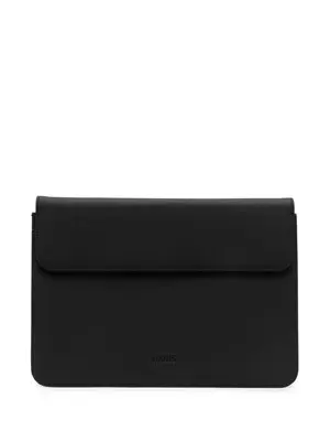 Rains Logo-debossed 13"/14" Laptop Portfolio - Black
