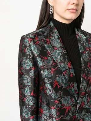 Zadig&Voltaire Floral Jacquard Single-breasted Blazer