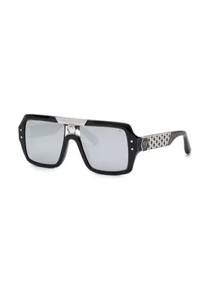 Philipp Plein Square Logo Sunglasses