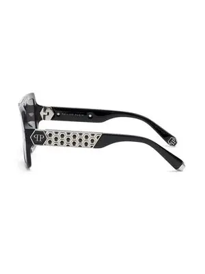 Philipp Plein Square Logo Sunglasses