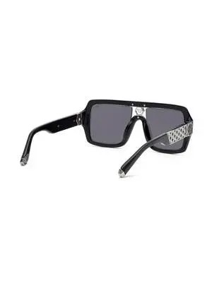 Philipp Plein Square Logo Sunglasses