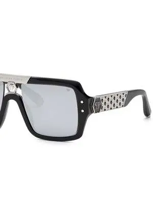 Philipp Plein Square Logo Sunglasses