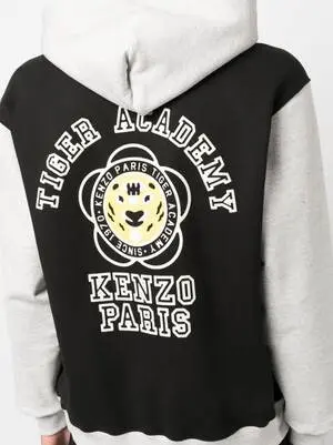 Kenzo Colour-block Stretch-cotton Hoodie