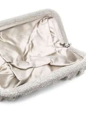 Benedetta Bruzziches Venus Petite Embellished Clutch Bag - Silver